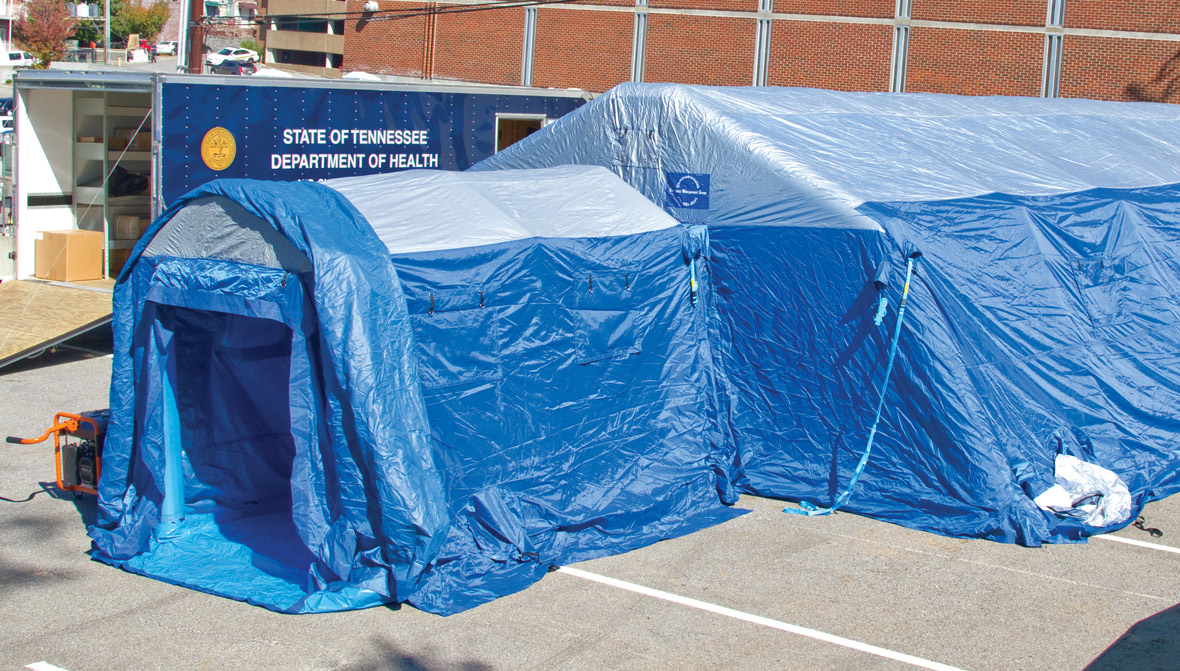 20-Bed Inflatable Hospital Surge Unit | Mobile Medical Tent