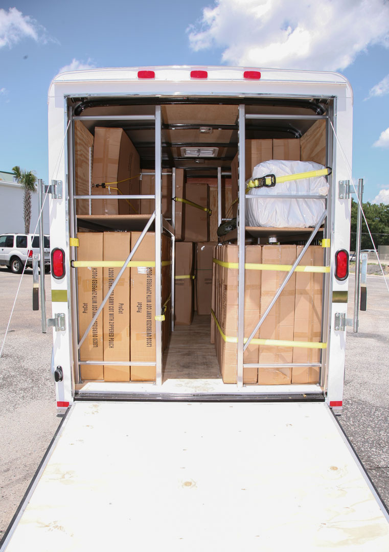 Shelter Support Trailers | Cots, Linens, and Food/Water | ProPac USA