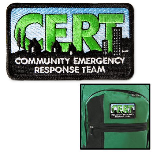 Embroidered Patch, CERT | CERT Clothing and Apparel
