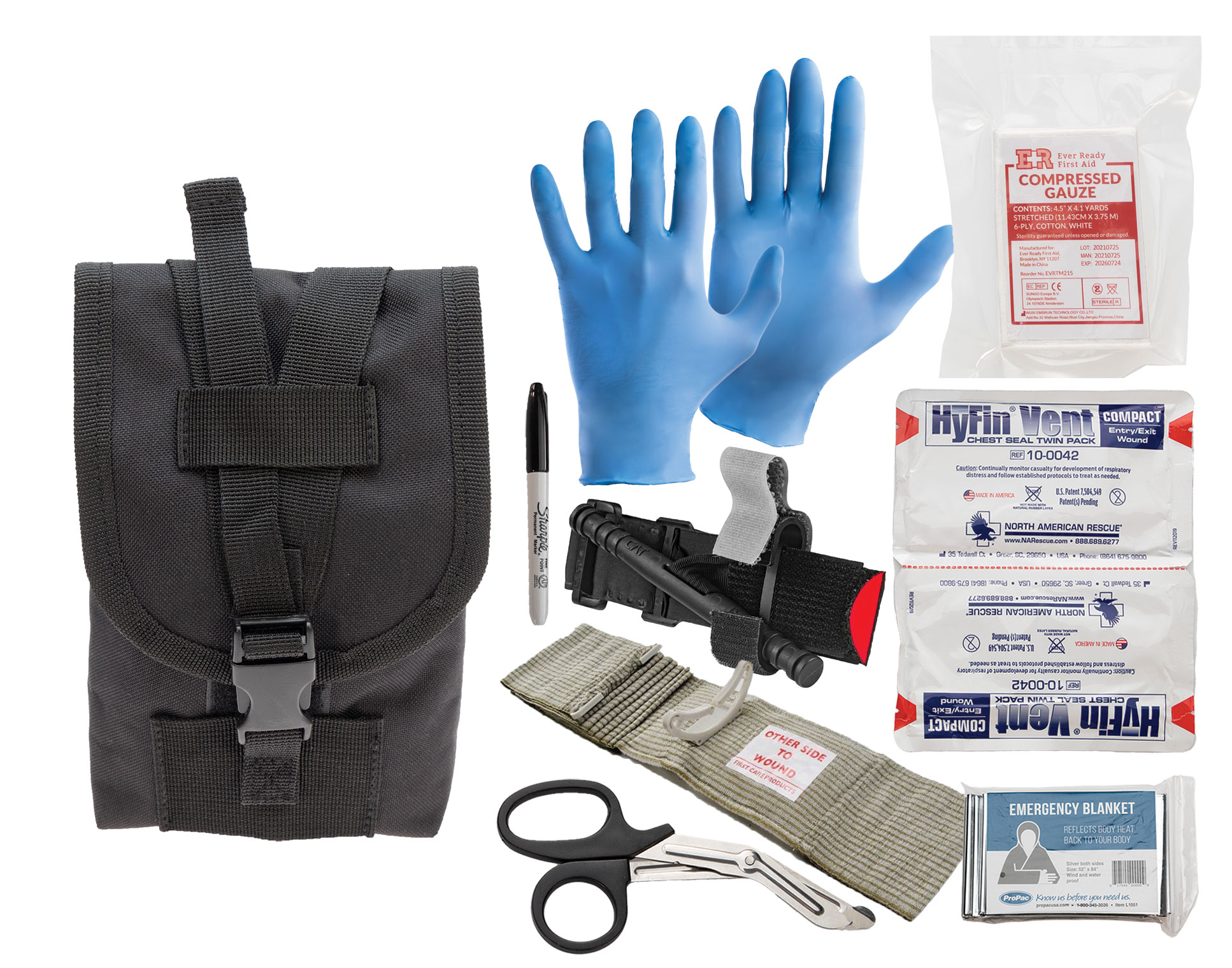 MOLLE First Aid Bleed Stop Kit Level 2 | ProPac USA